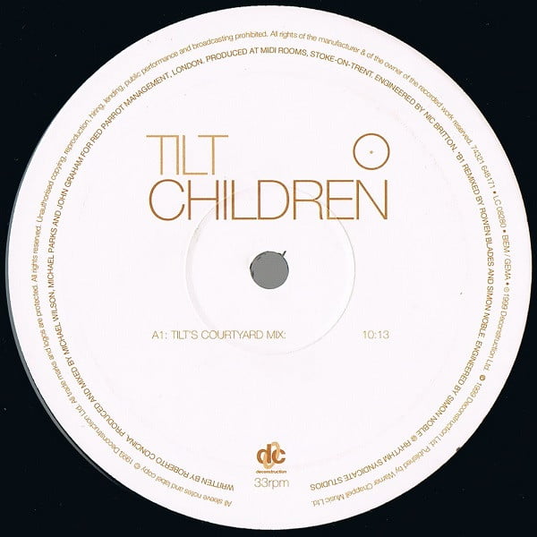 Tilt - Children - Bad Times Records