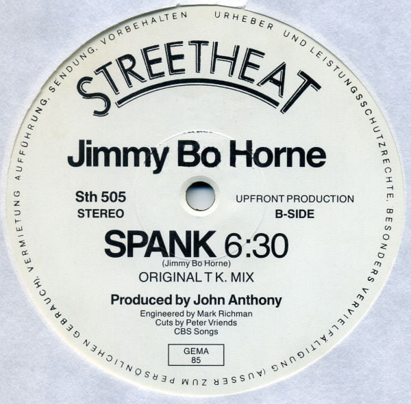 Jimmy "Bo" Horne - Spank - Bad Times Records