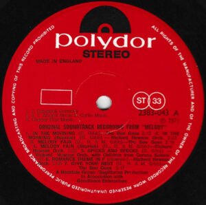 Various - Original Soundtrack Recording From Melody - Bad Times Records